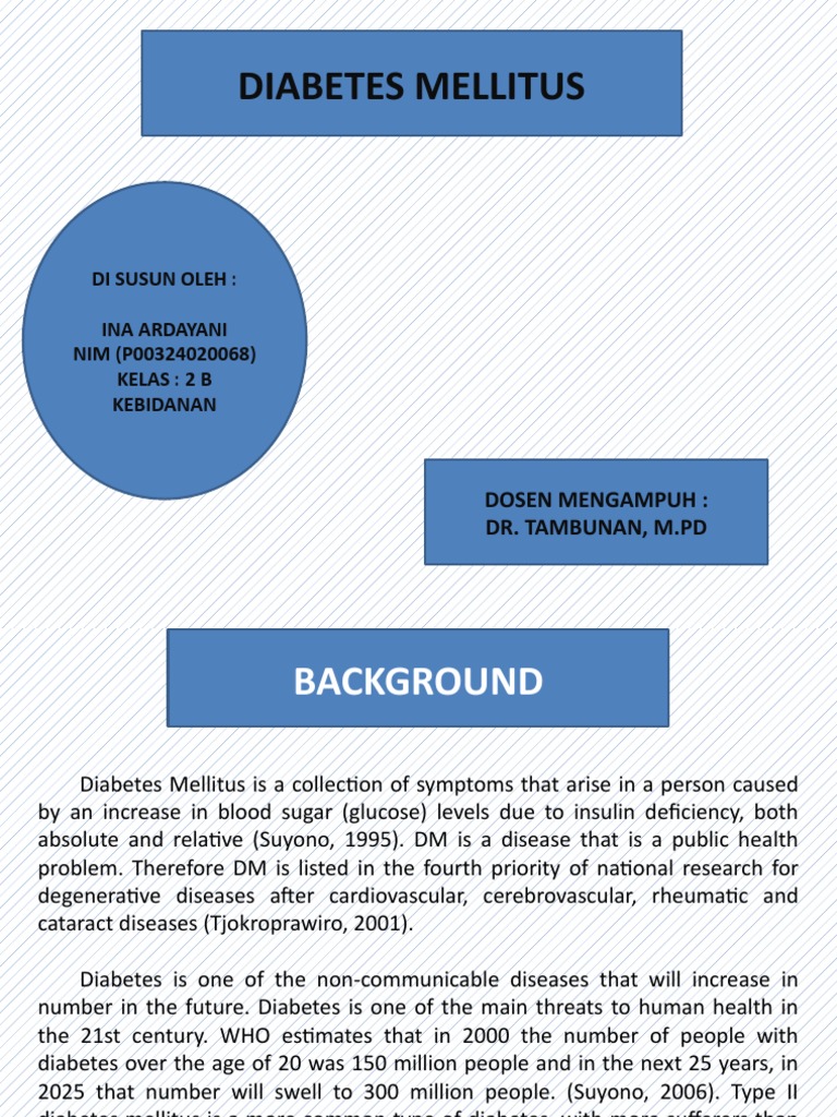 Diabetes | PDF | Diabetes | Human Diseases And Disorders