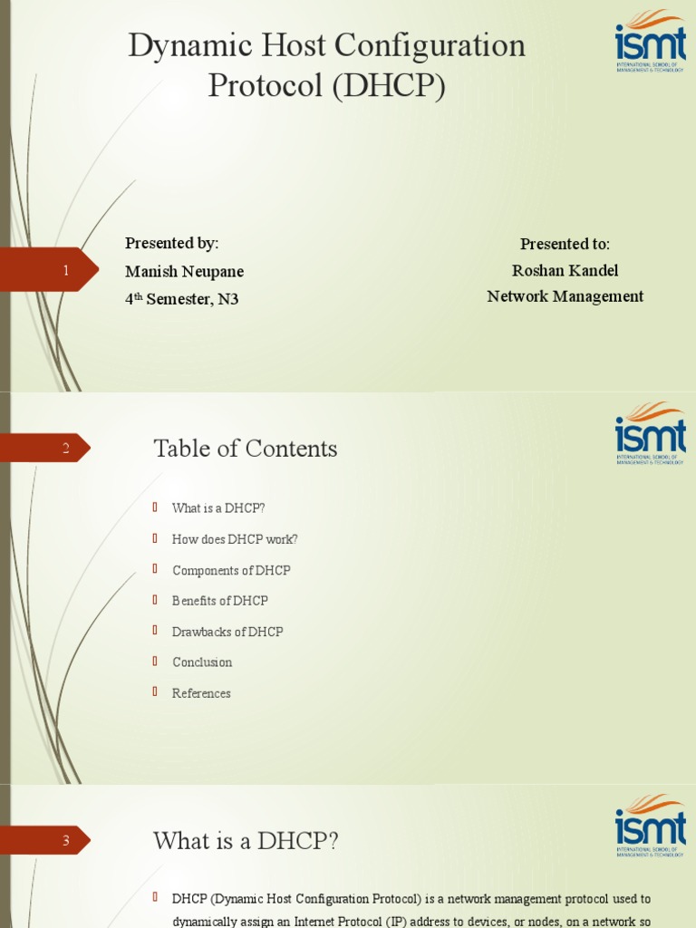 Dynamic Host Configuration Protocol (DHCP) | PDF | Ip Address ...