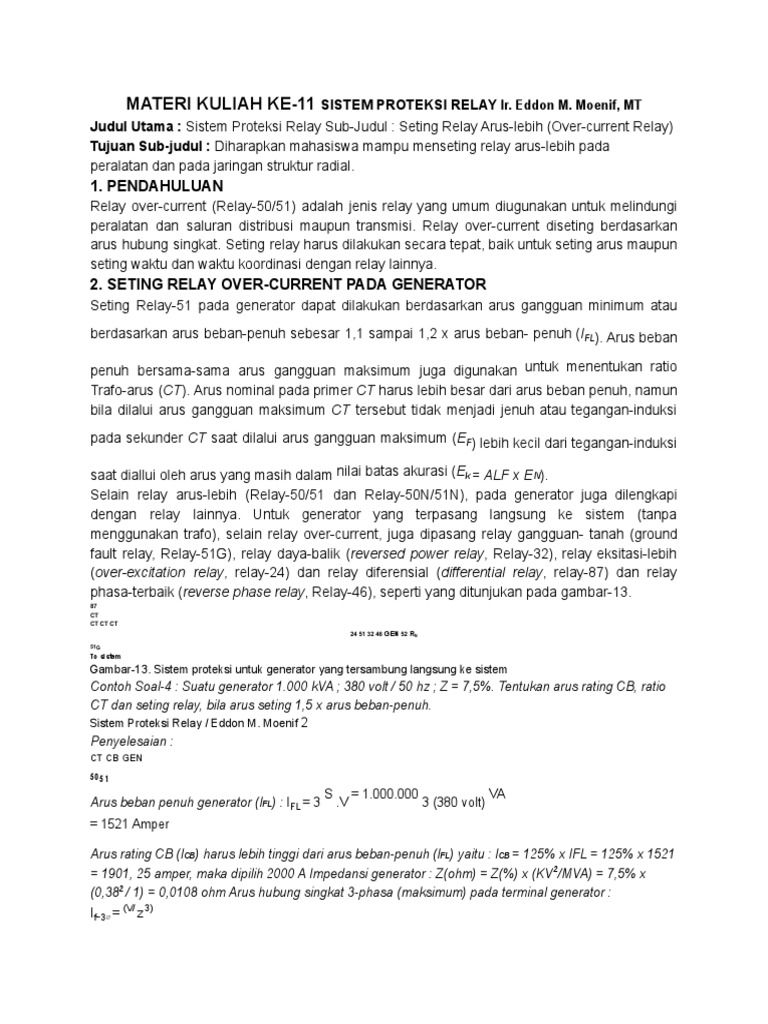 Materi Kuliah - 11 | PDF