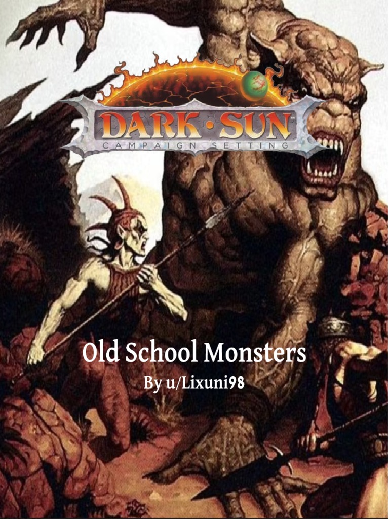 Dark Sun OSE Monsters | PDF | Bracket