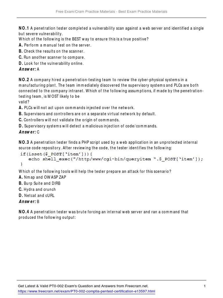 Answer:: Free Exam/Cram Practice Materials - Best Exam Practice ...