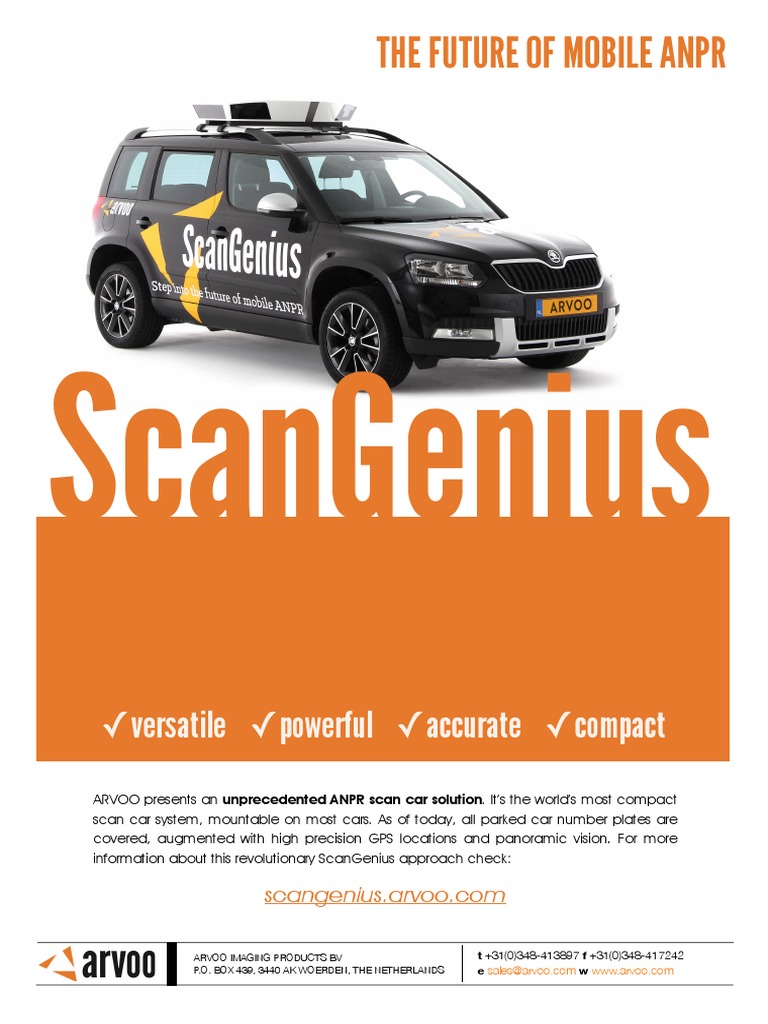 Scangenius: The Future of Mobile Anpr | PDF