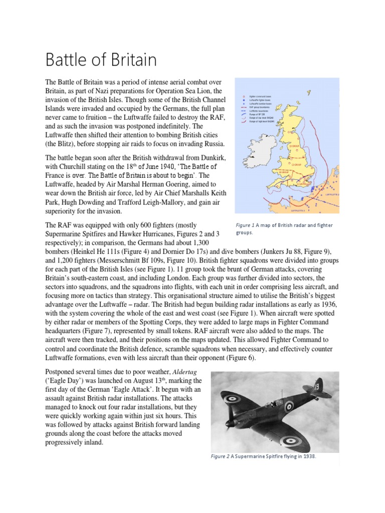 Battle of Britain | PDF | Battle Of Britain | Luftwaffe