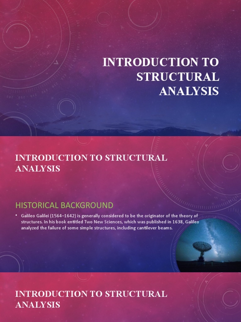 Introduction To Structural Analysis | PDF | Bending | Truss