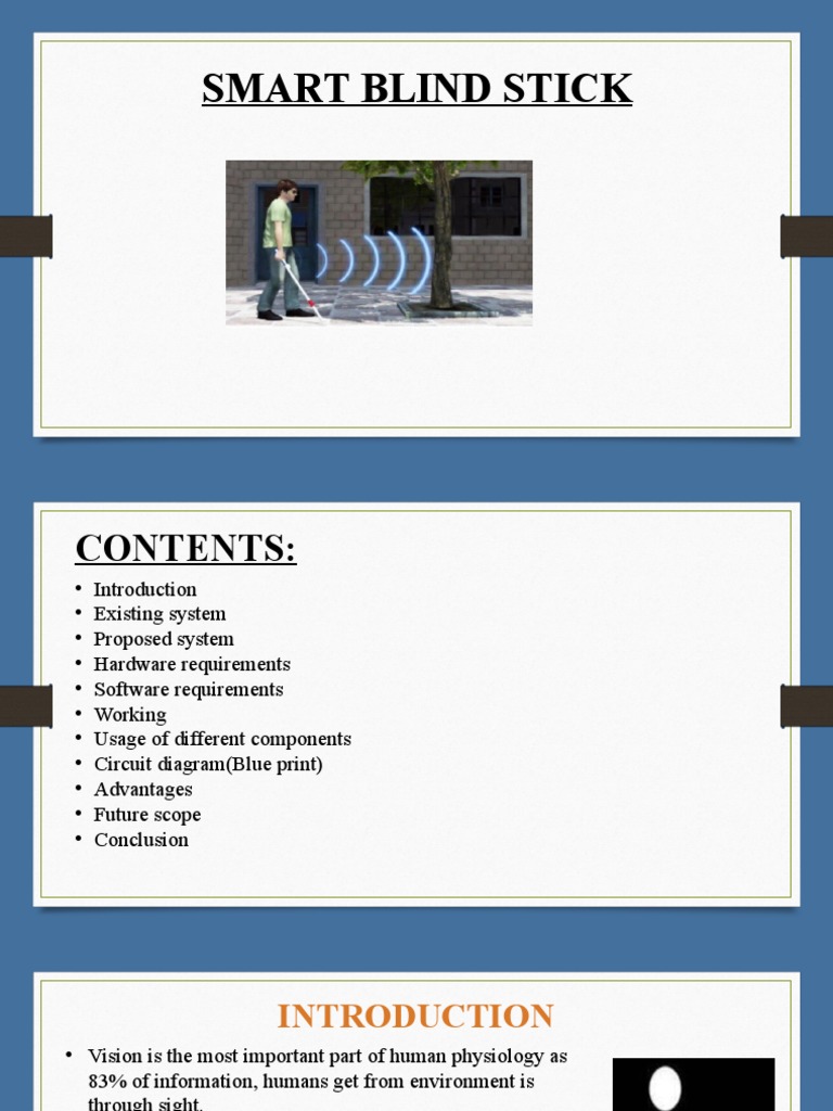 3b3 - Smart Blind Stick Final-1 | PDF | Arduino | Microcontroller