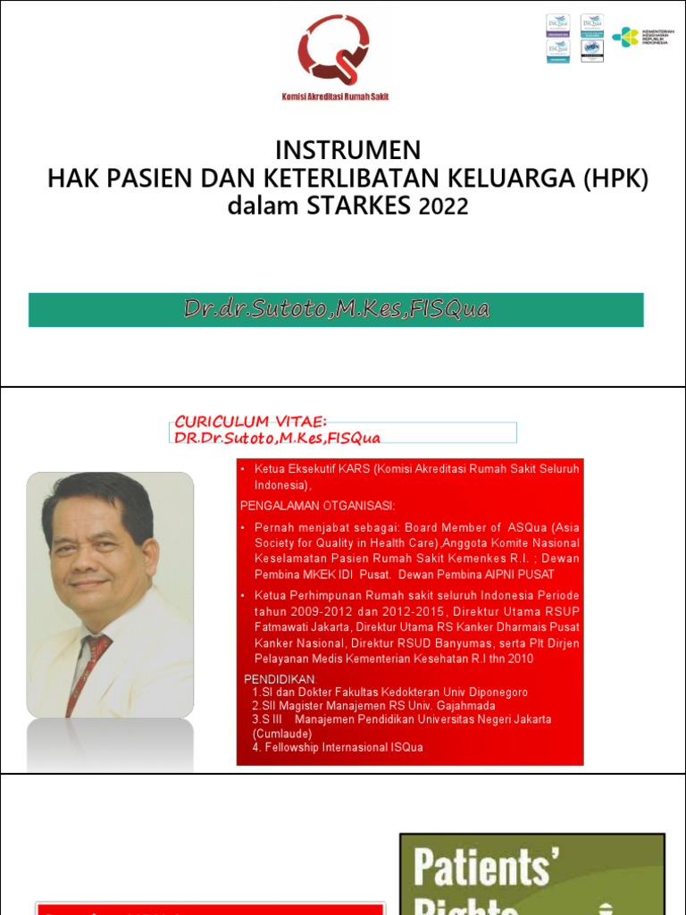 Instrumen HPK Sutoto Starkes Ii | PDF