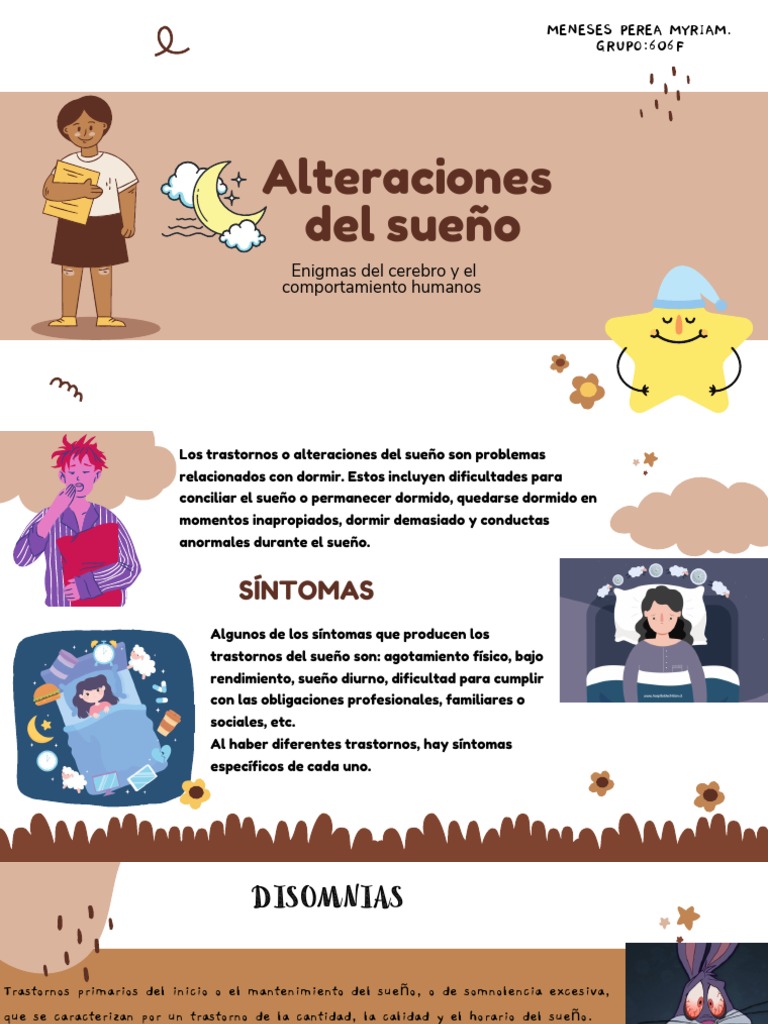 Alteraciones del sueño | PDF | Dormir | Medicina CLINICA
