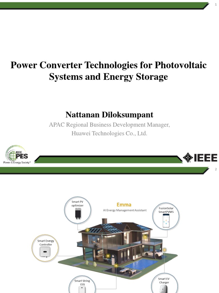 15 Power Converter Technologies for Photovoltaic Systems and Energy ...