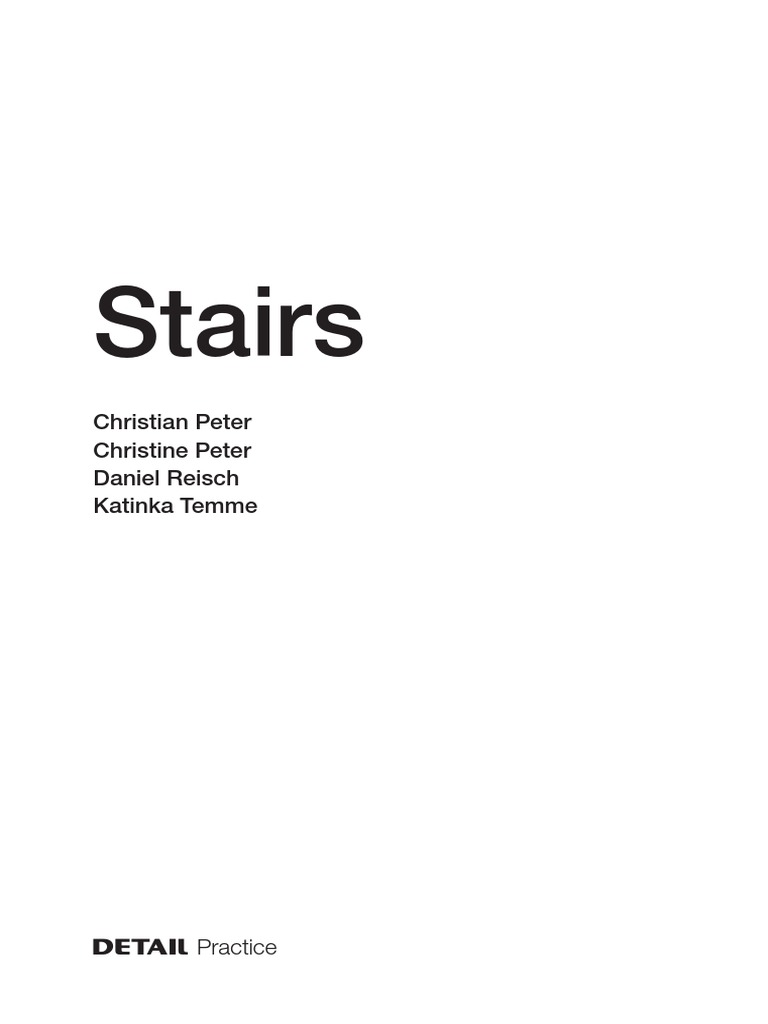 Stairs (DETAIL Practice) | PDF | Stairs
