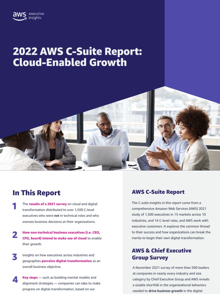 2022 AWS C-Suite Report: Cloud-Enabled Growth | Download Free PDF ...