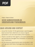 Piliavin's 1969 Subway Samaritan Study | PDF | Cognition | Methodology