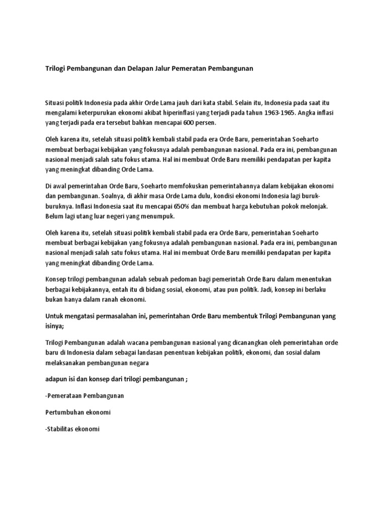 Trilogi Pembangunan Wps Office Pdf