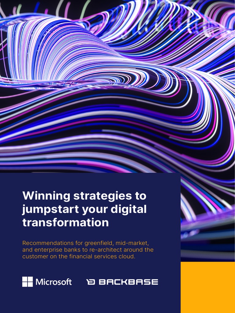 Backbase Winning Strategies To Jumpstart Your Digital Transformation ...
