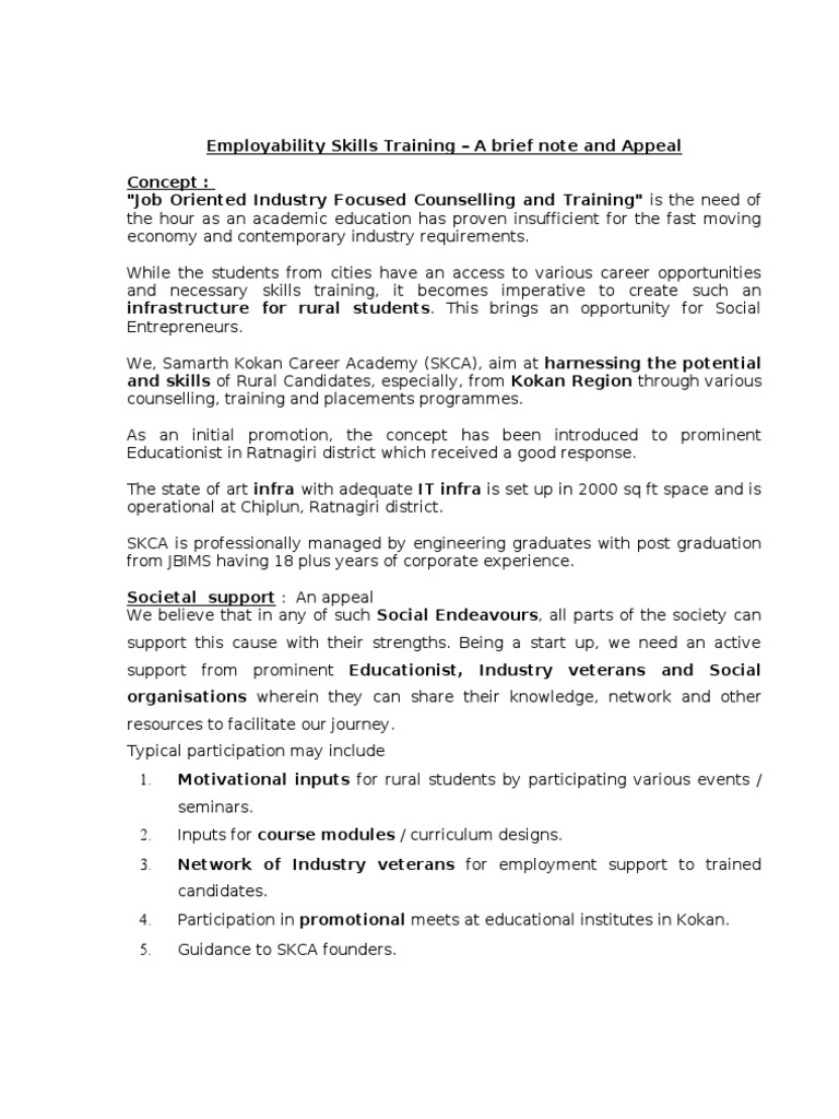 Brief Concept Note | PDF