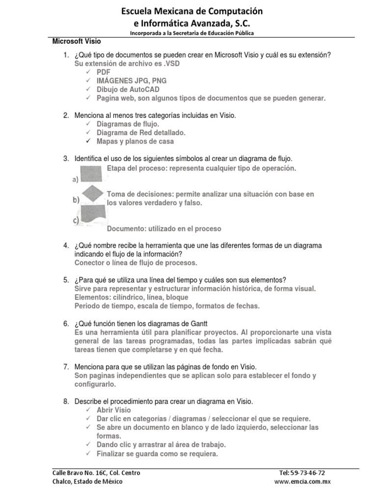 Guía de Uso de Microsoft Visio | PDF | Informática | Archivo de computadora