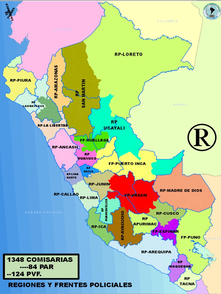 Mapa Peru (Departamental) | PDF | Perú