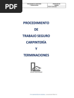 Procedimiento de Trabajo Seguro para Instalaciones Sanitarias | PDF | Hormigón | Tubería ...