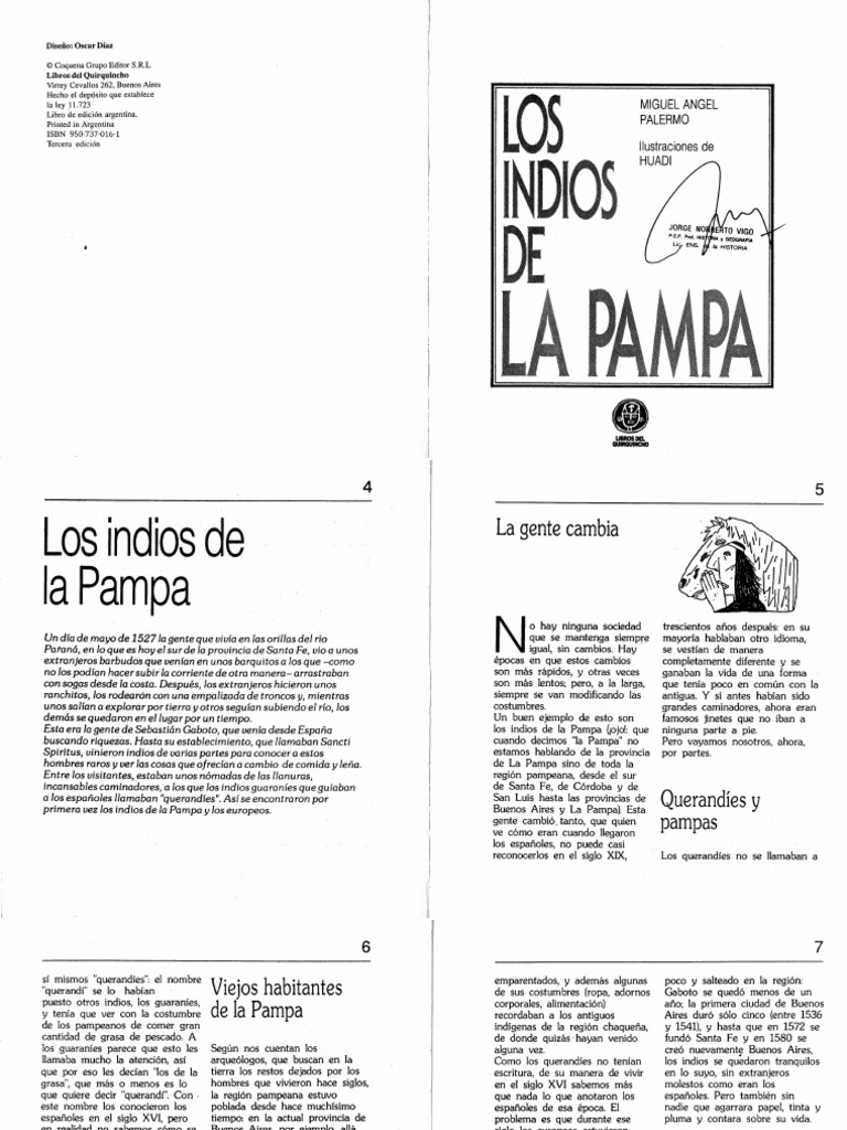 Palermo, M. Los Indios de La Pampa | PDF