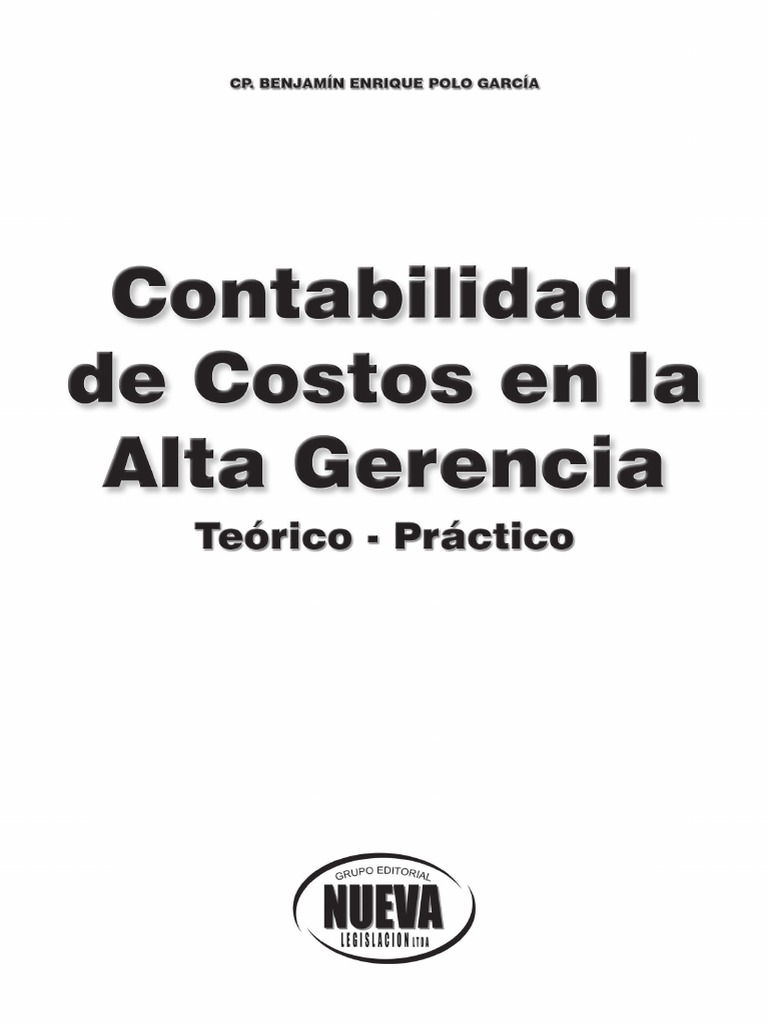 Libro de Costos 1 | PDF | Business | Contabilidad