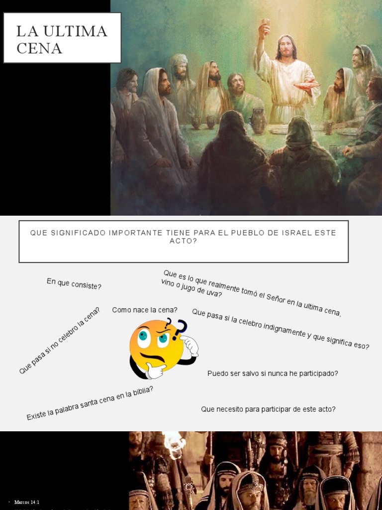 La Ultima Cena | PDF | Última cena | Jesús