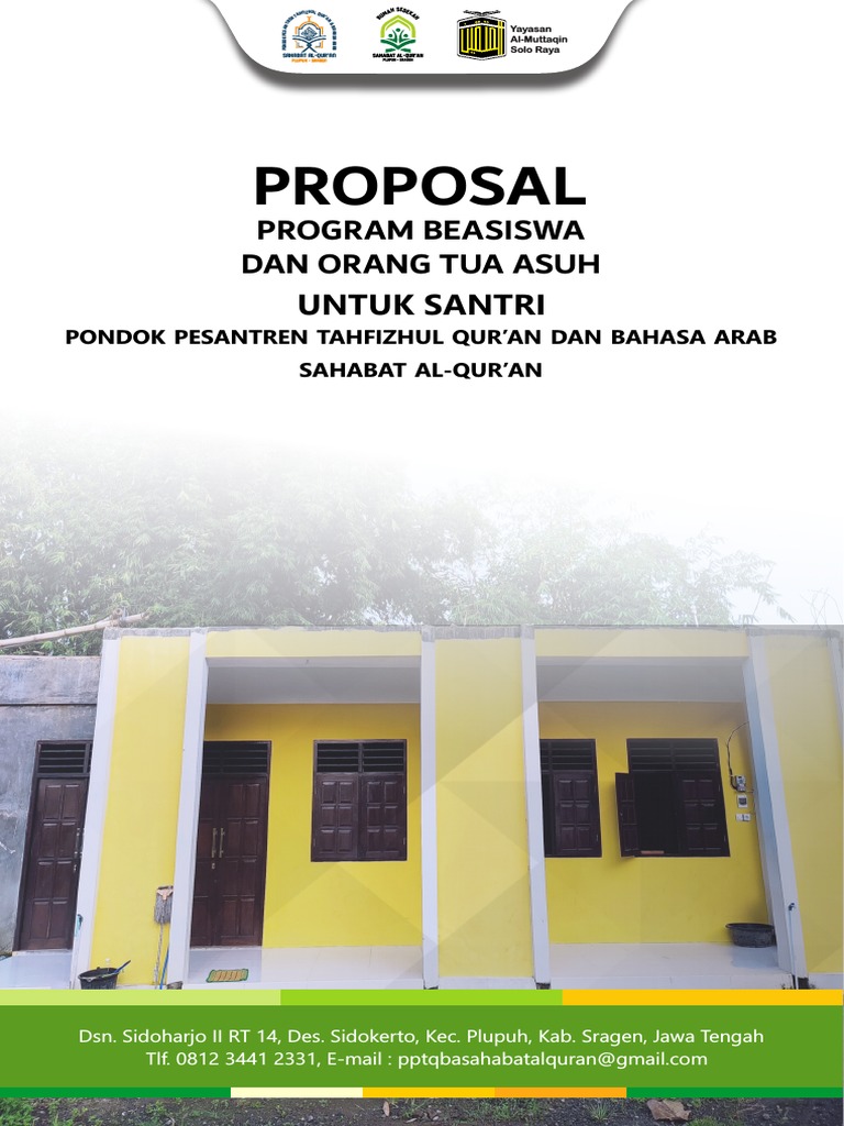 Proposal Beasiswa & Hak Asuh | PDF