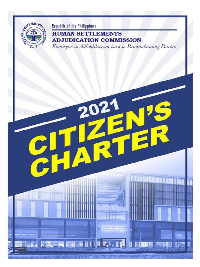 Citizens Charter 2021 | PDF | Mail | Identity Document