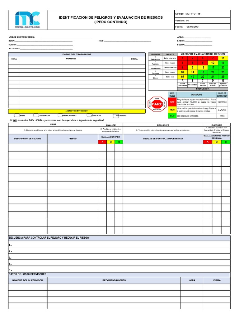 Formato Iperc Continuo | PDF
