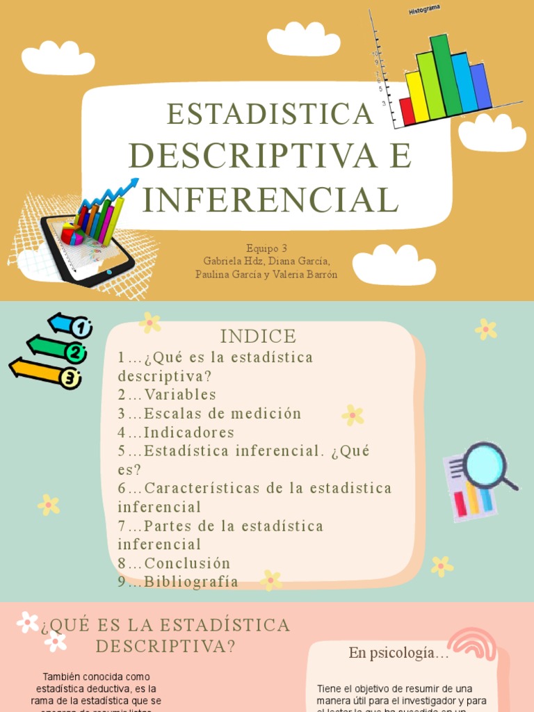 Expo - Estadística Descriptiva e Inferencial | PDF | Nivel de medida | Estadísticas