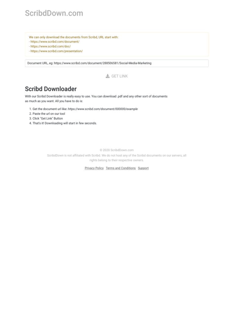 Scribd Downloader - Download Scribd Documents For Free | PDF