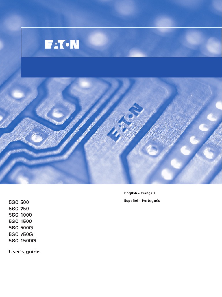 Eaton 5sc Ups User Manual Northamerica | PDF | Polyethylene | Battery ...