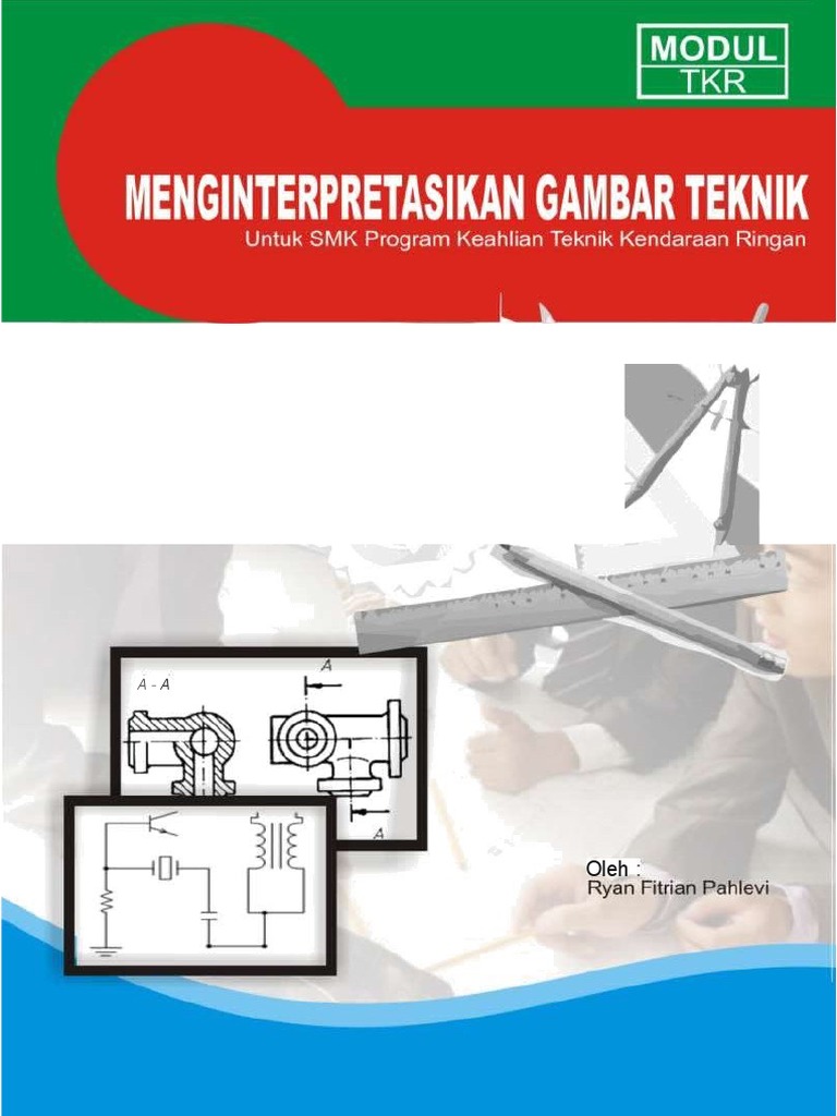 Modul Soal Menginterpretasikan Gambar Teknik-Dikonversi | PDF