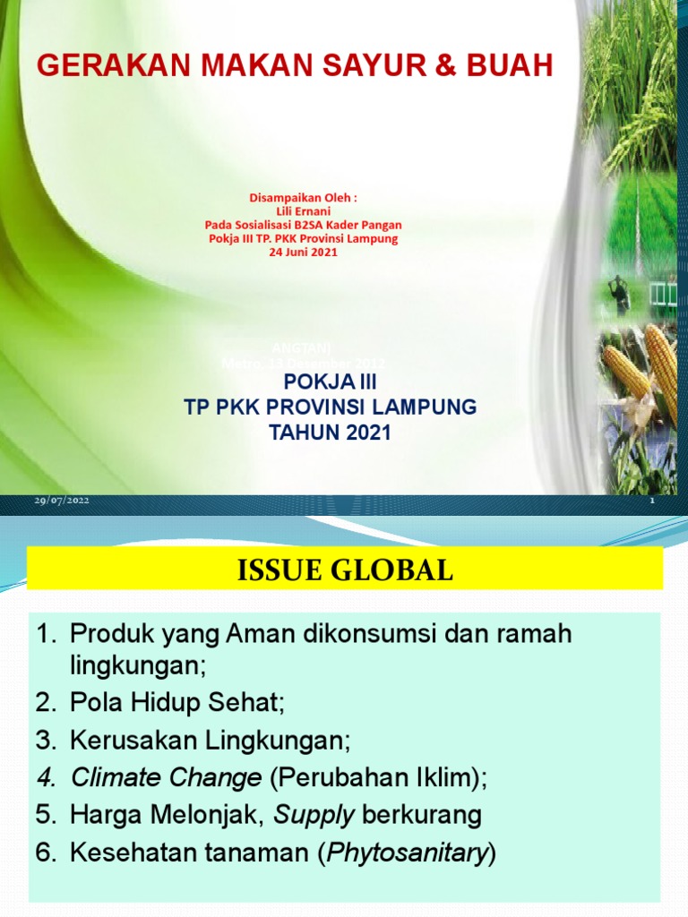 Bahan Sayur Sos B2SA 21, Lili PKK | PDF | Kesehatan Holistik ...