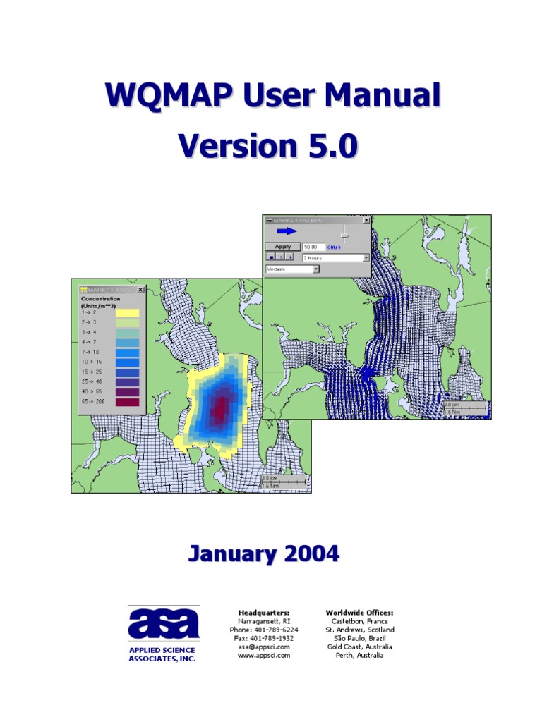 WQMAPUserManual-V5 0 | PDF | Geographic Information System | Double Click