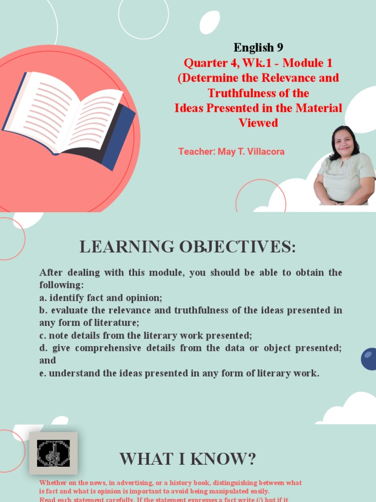 Week 1-Module 1 | PDF | Cognition