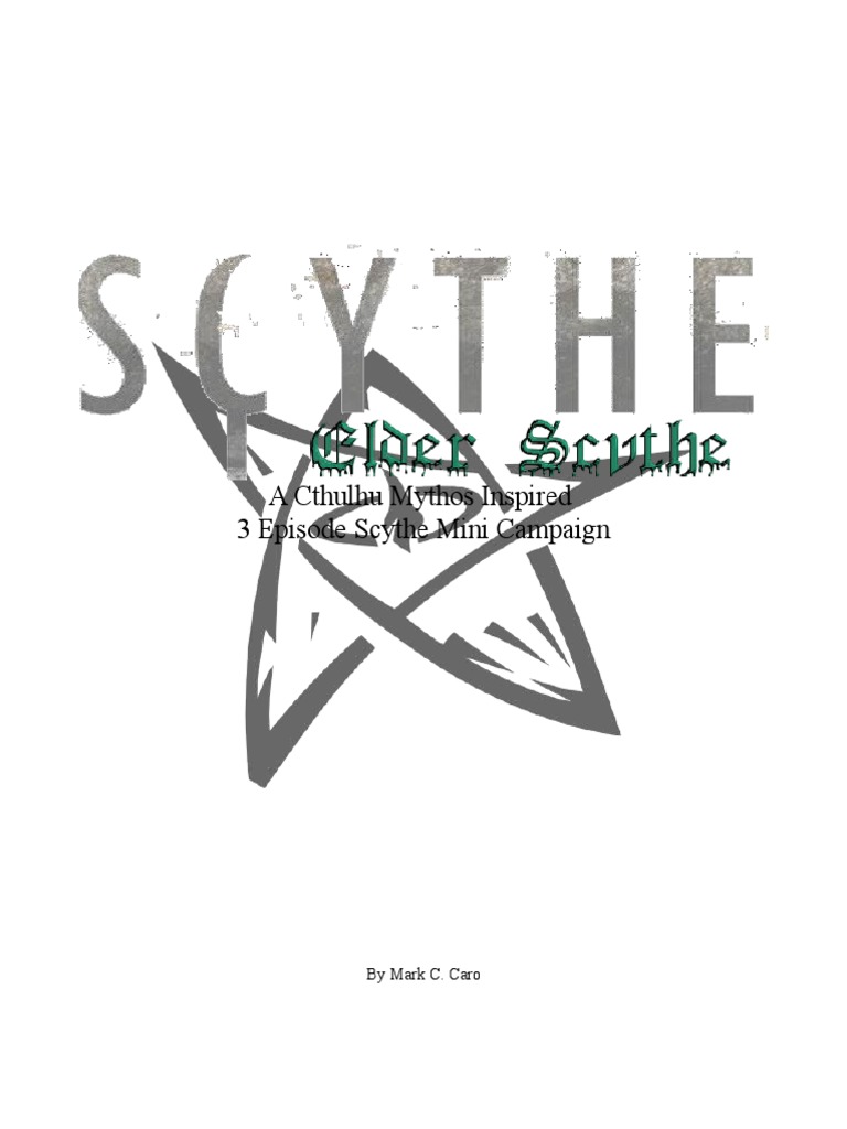 Elder Scythe | PDF | Cthulhu