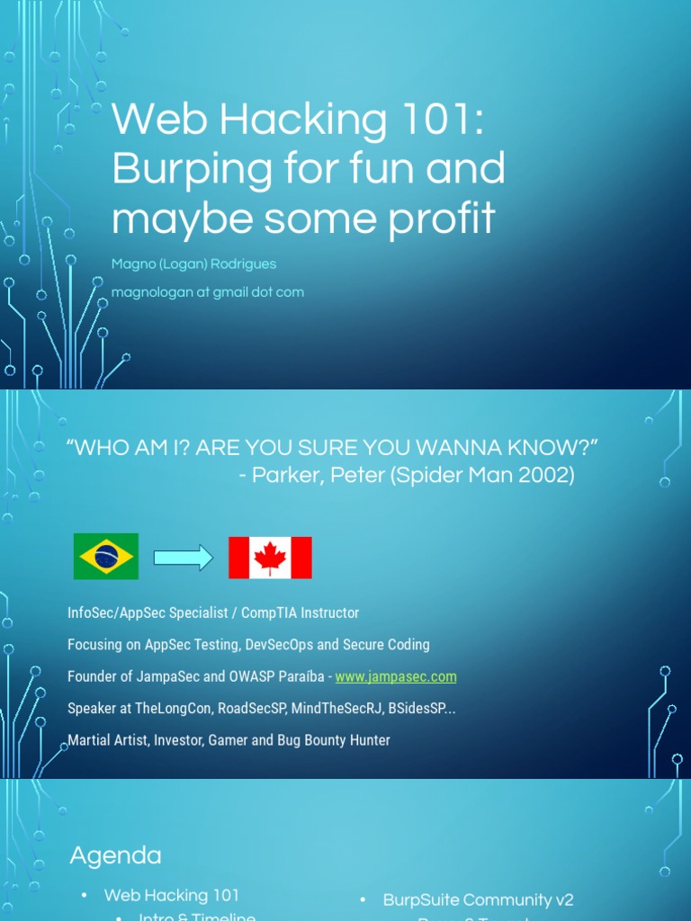 Web Hacking 101 Magno Logan | PDF | Hypertext Transfer Protocol | Cryptography