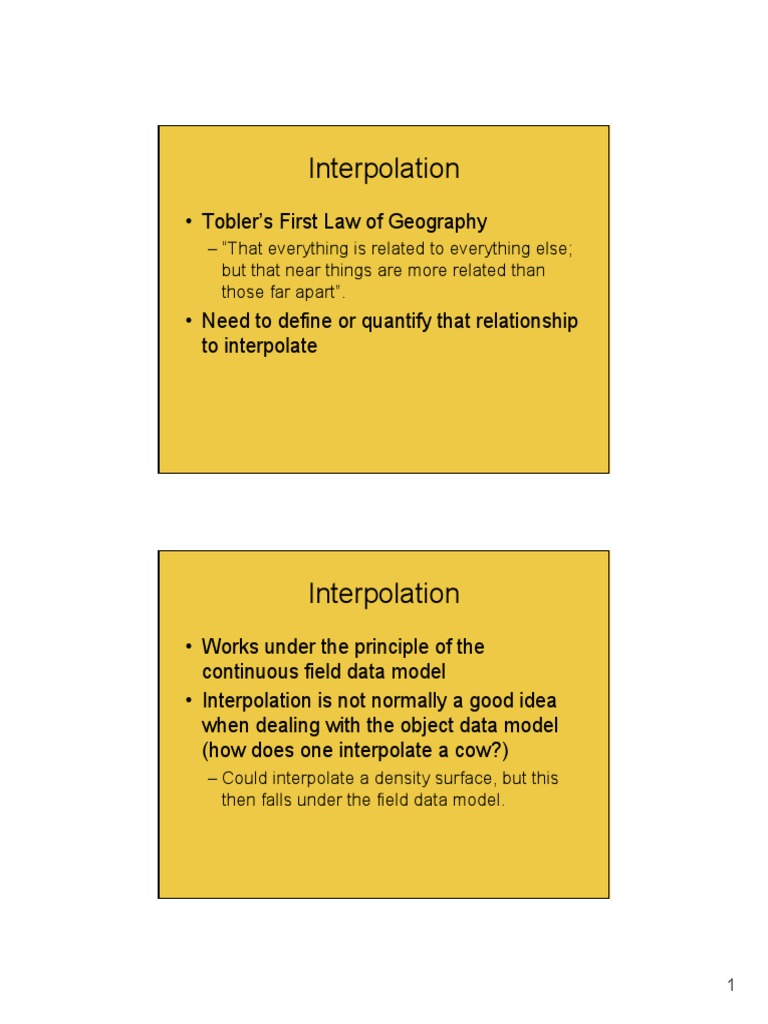 Spatial Interpolation | PDF | Interpolation | Variance