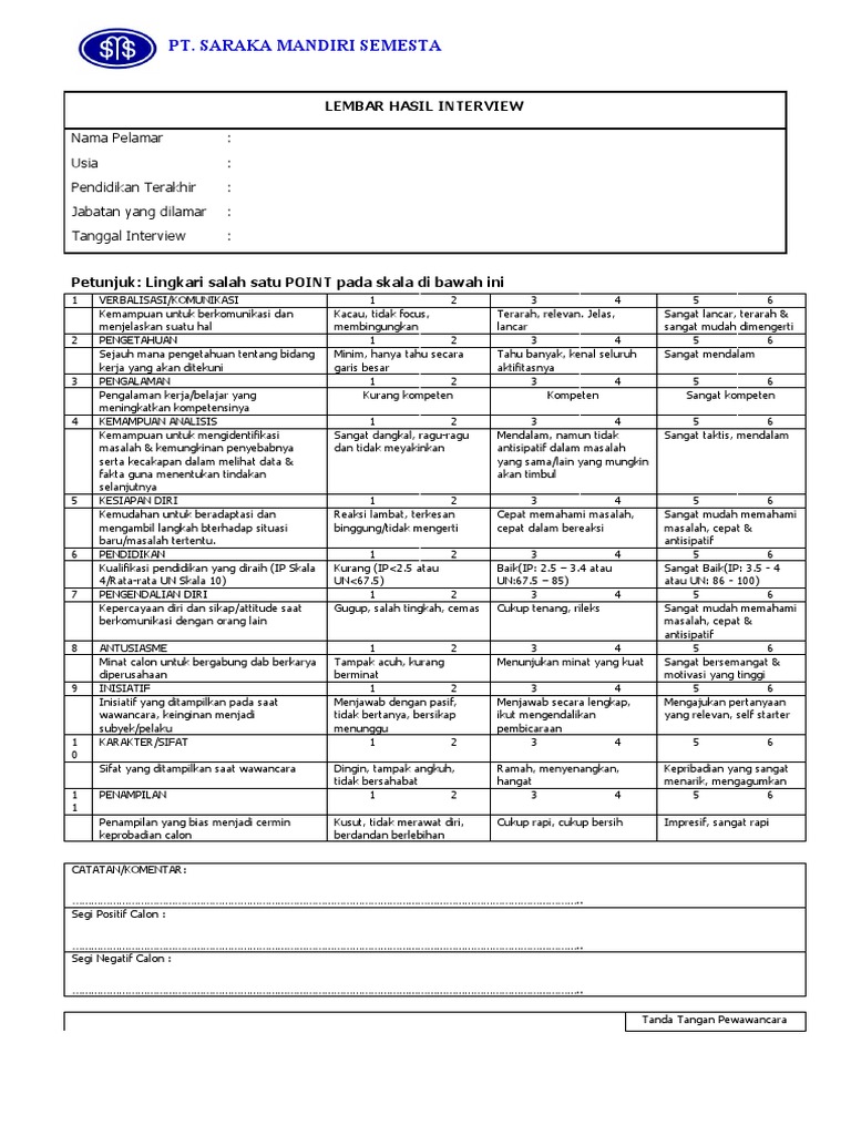 Hasil Interview | PDF