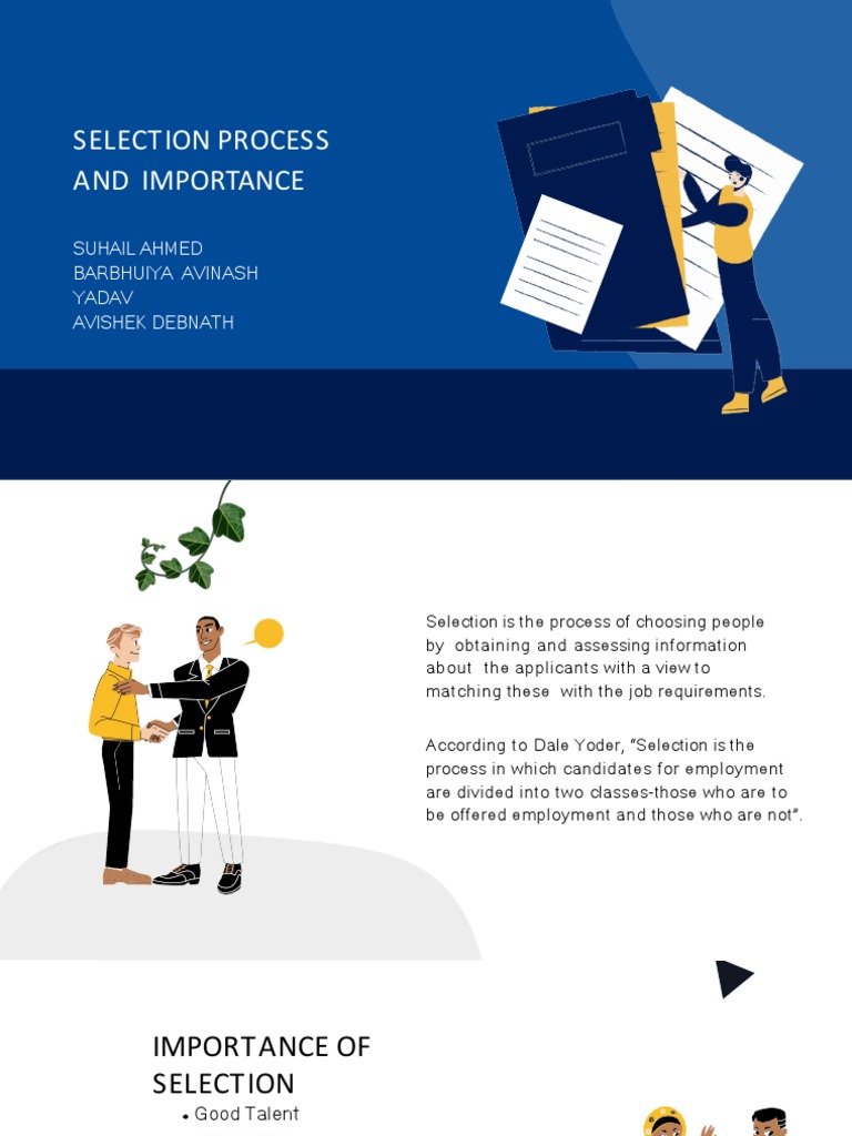 The Comprehensive Selection Process: Procedures, Importance, and a Case ...