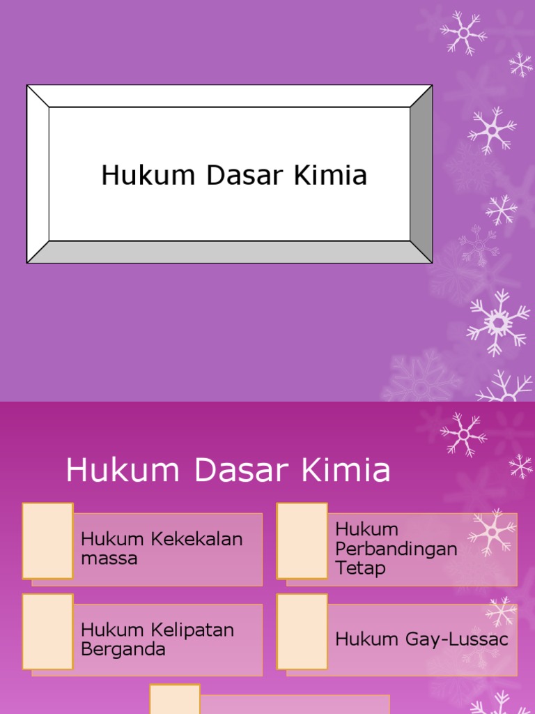 Bab 5 - Hukum Dasar Kimia | PDF