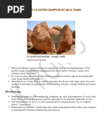 ZIMSEC O Level Geography Notes PDF | PDF | Weathering | River