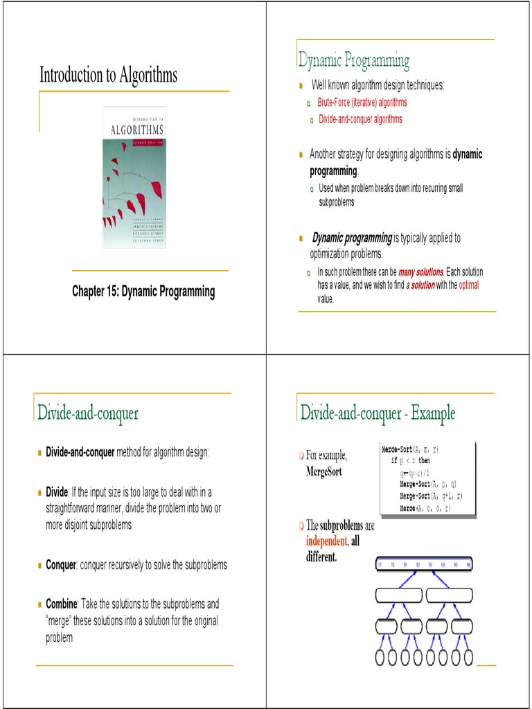 15_Dynamic_Programming | PDF | Matrix (Mathematics) | Dynamic Programming
