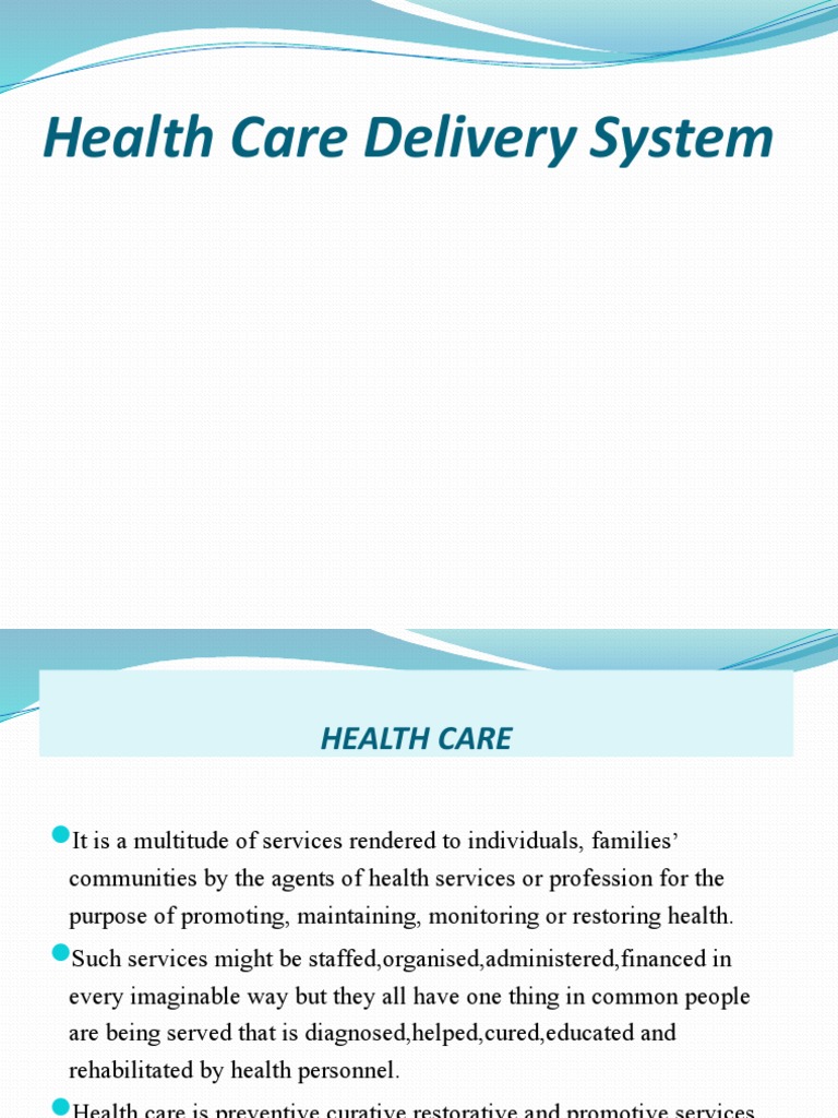 New Ppt Of Health Care Pdf Health Care Healthcare Industry