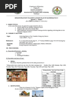 CO 4th Quarter Organize Data in Tabular Form | PDF | Data | Learning