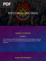 PNP Customs and Traditions Final | PDF | Traditions | Ethical Principles