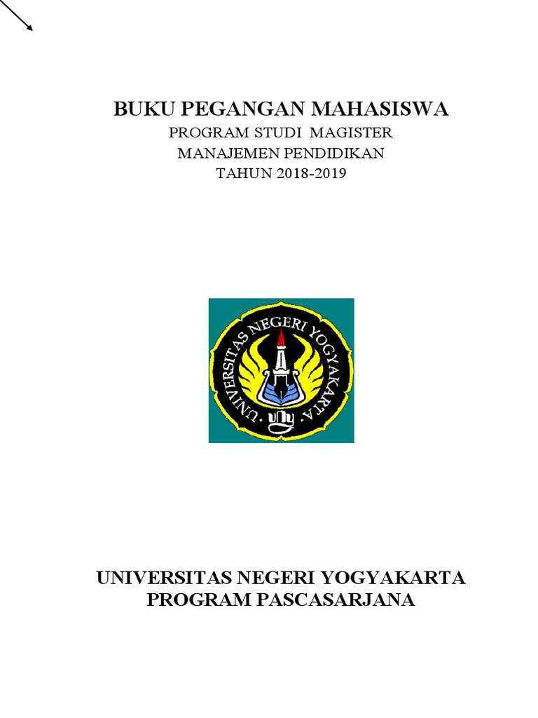 Manajemen Pendidikan S2 UNY: Pedoman Mahasiswa 2018-2019 | PDF