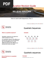 Nth Term Sequences Worksheet | PDF | Mathematics | Mathematical Analysis