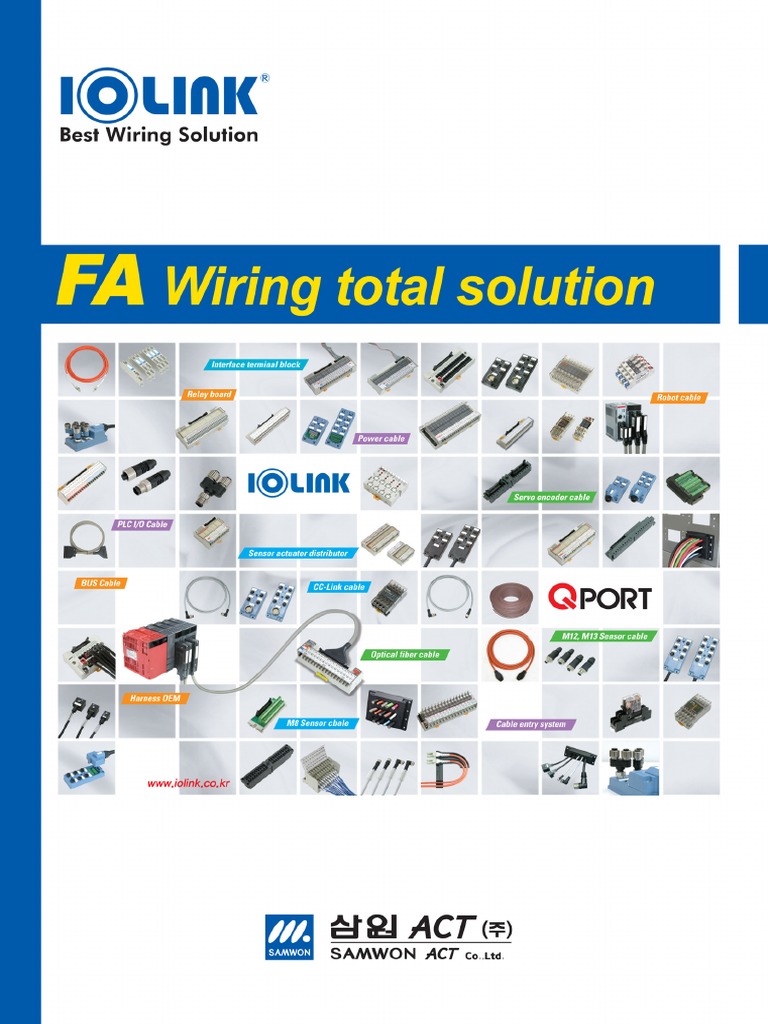 IO-Link Wiring Solutions Catalog | PDF | Electrical Connector ...