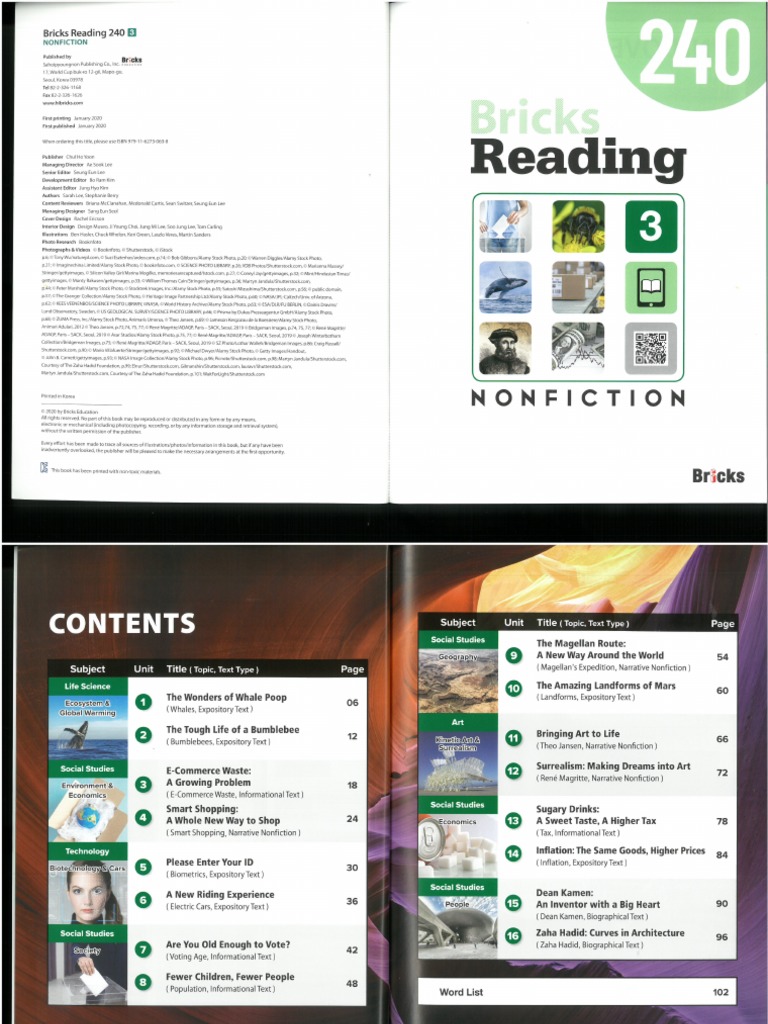 Bricks Reading Non-Fiction 240-3 | PDF