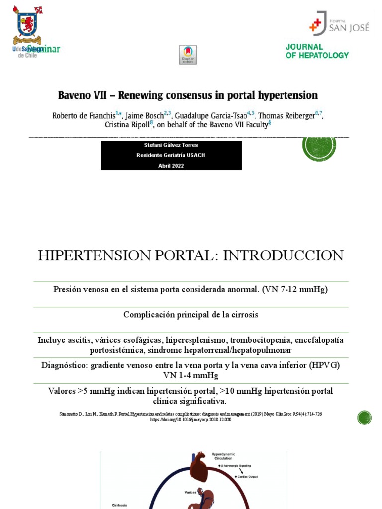HTP Baveno VII | PDF | Cirrosis | Gastroenterología